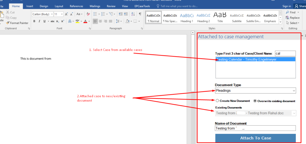 MS Word Add-Ins to the Attached Document in vTiger – blog